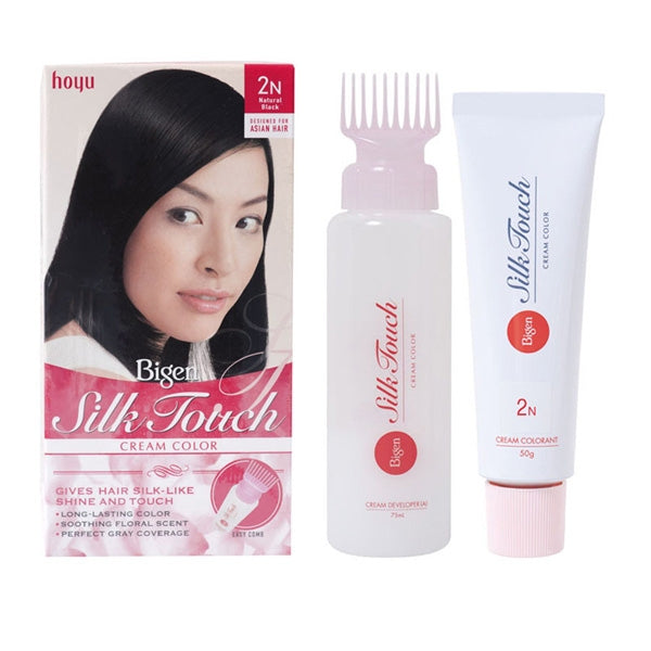 Bigen Silk Touch Cream Color Natural Black - Hoyu Japanese Hair Color ...